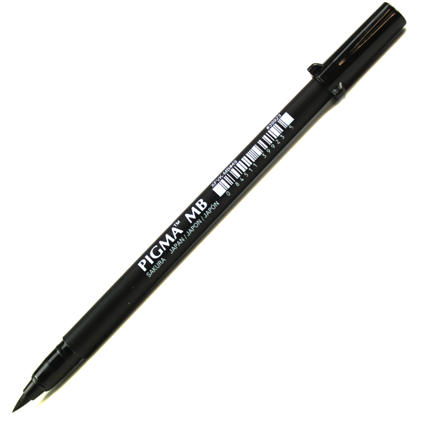 Editora Crás - Pincel nanquim Pigma Brush Sakura - Waterproof